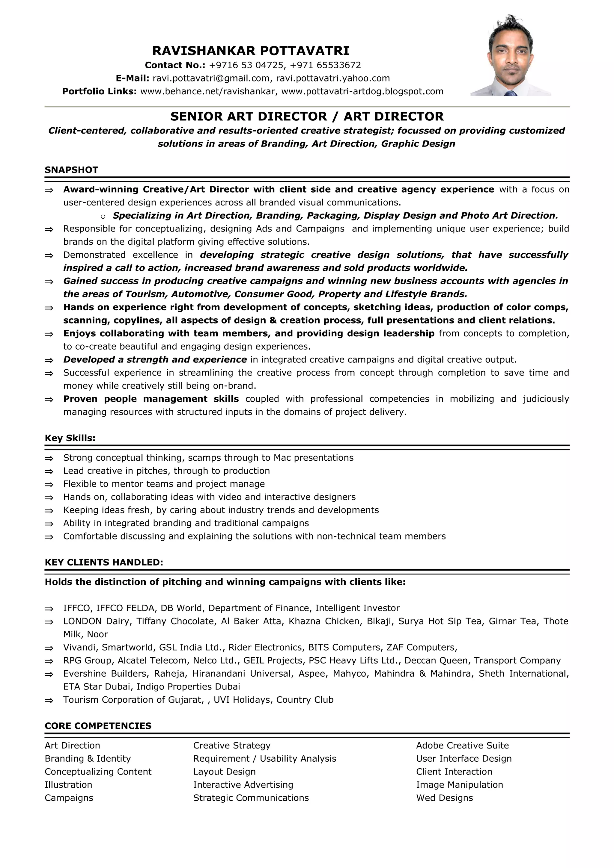 Sr_Art Director_F | PDF | Free Download