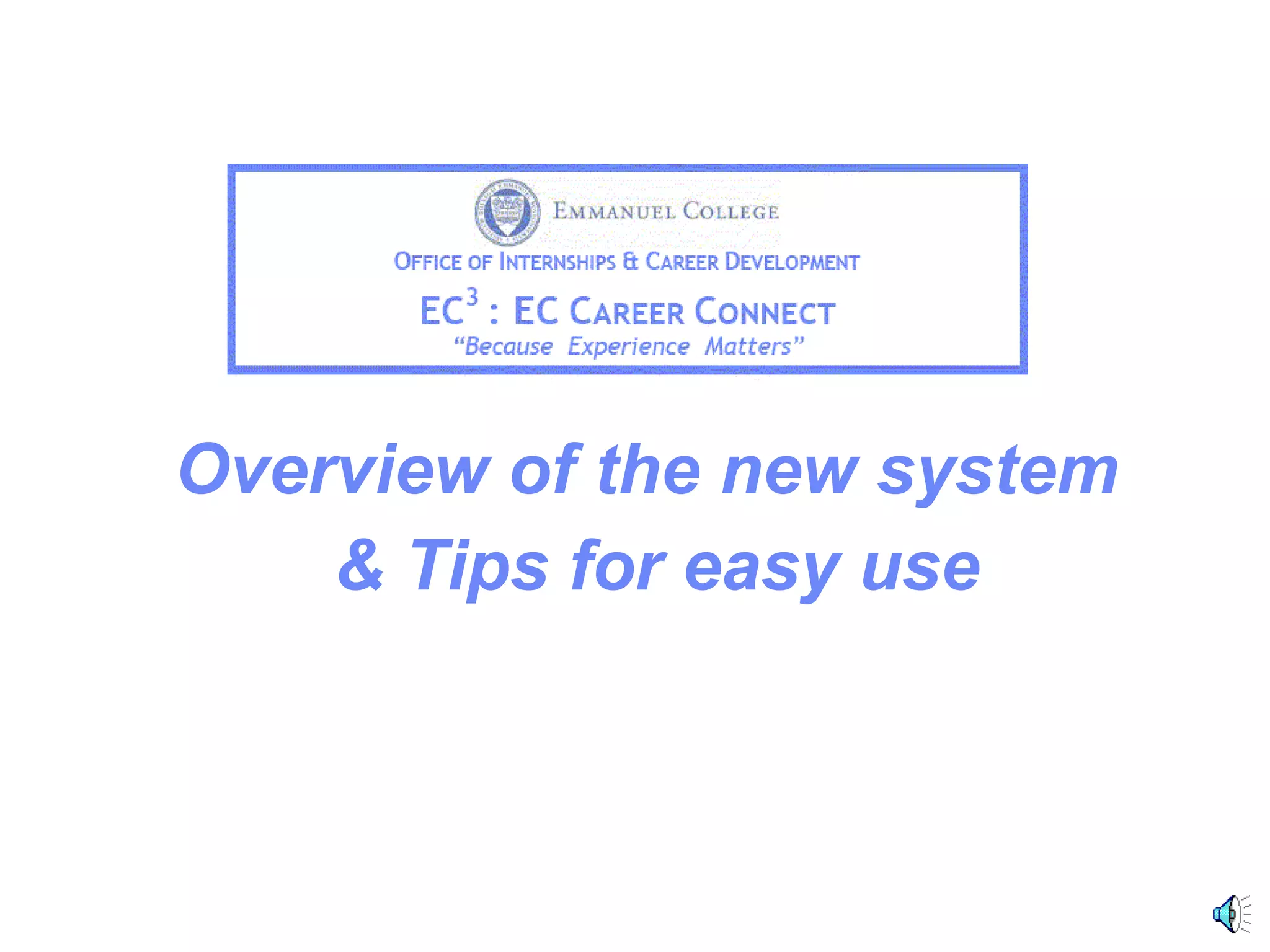 EC3 Tutorial for Organizations | PPT
