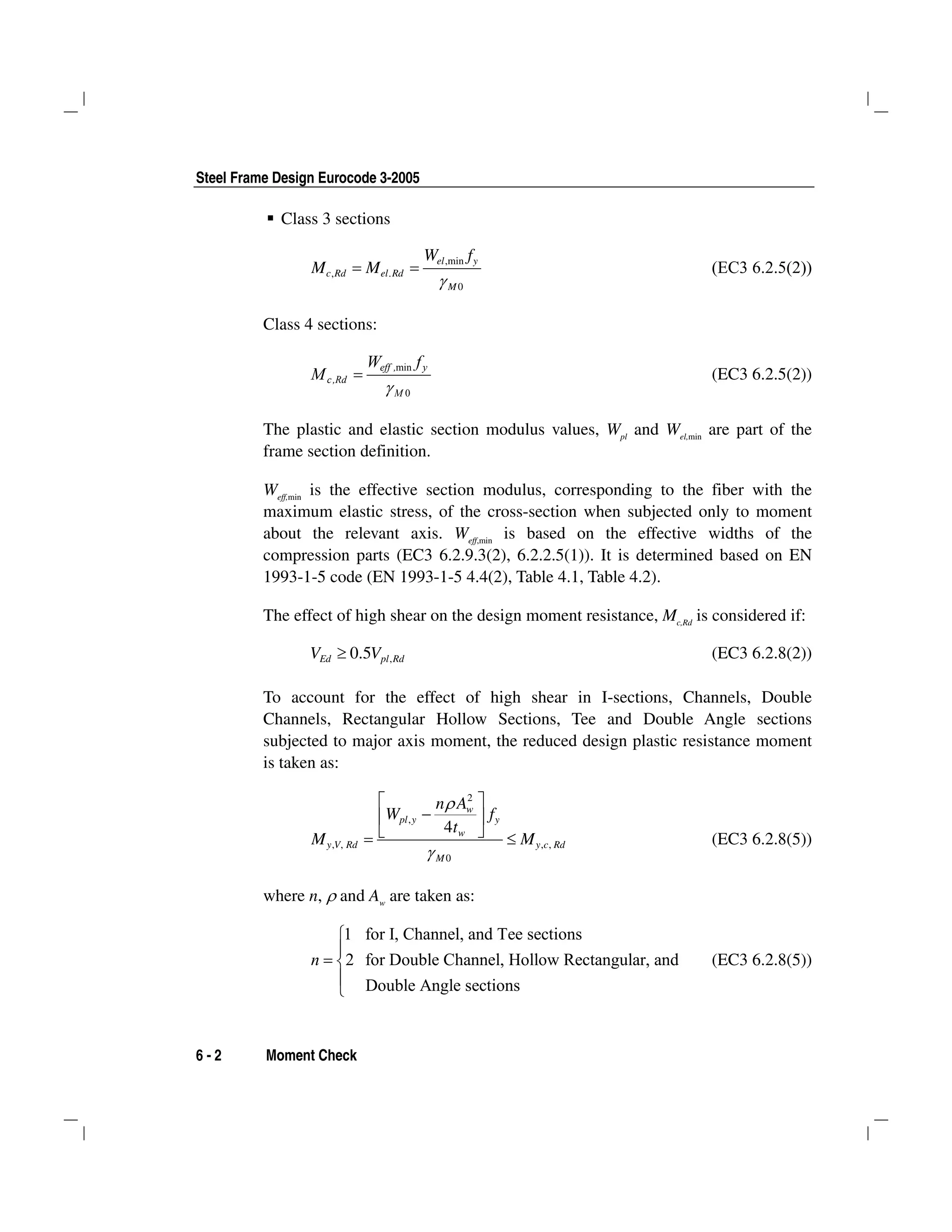 EC3 MANUAL FOR SAP2000 | PDF