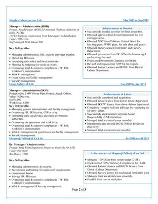 RESUME PK GHOSH NEW | PDF