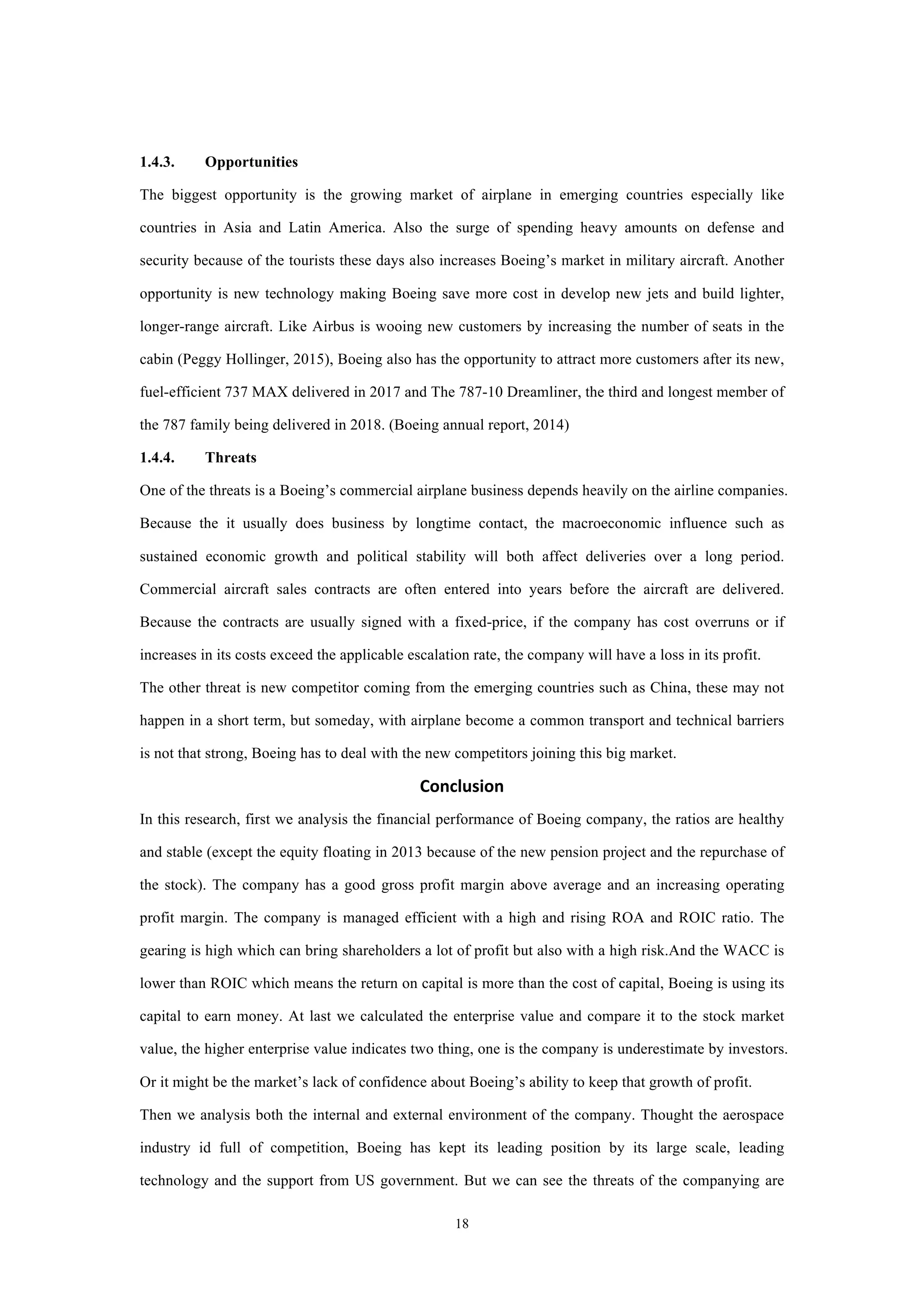 Boeing Financial analysis | PDF