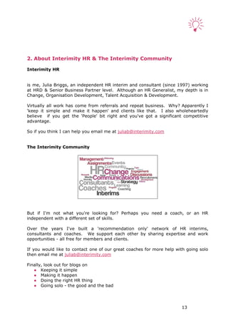 The Interimity HR guide to going solo | PDF