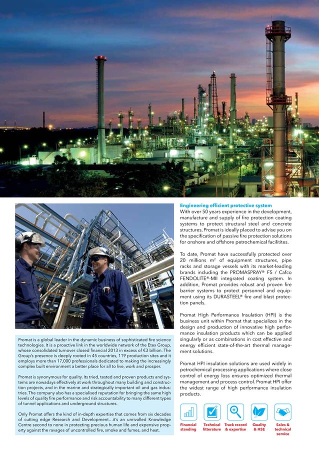 Promat Oil & Gas Brochure | PDF