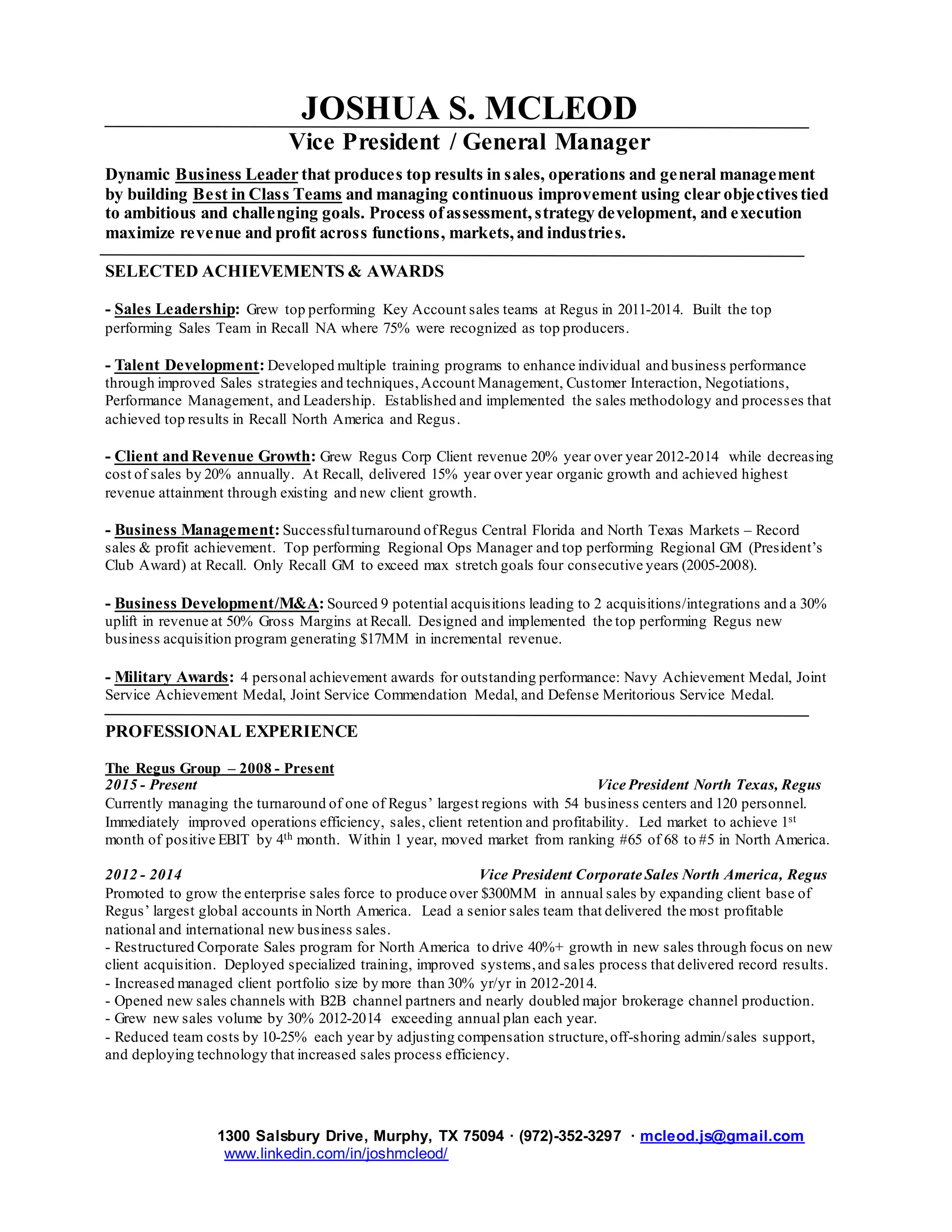 Joshua_McLeod_Resume VP-GM Current | DOCX