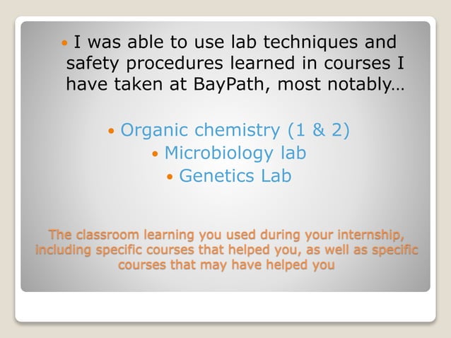 Internship Reflection Presentation Pptx Resume Writing And Advice