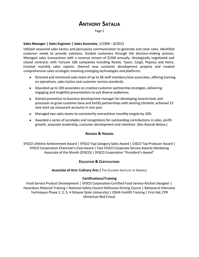 Tony Satalia Resume (1) | PDF