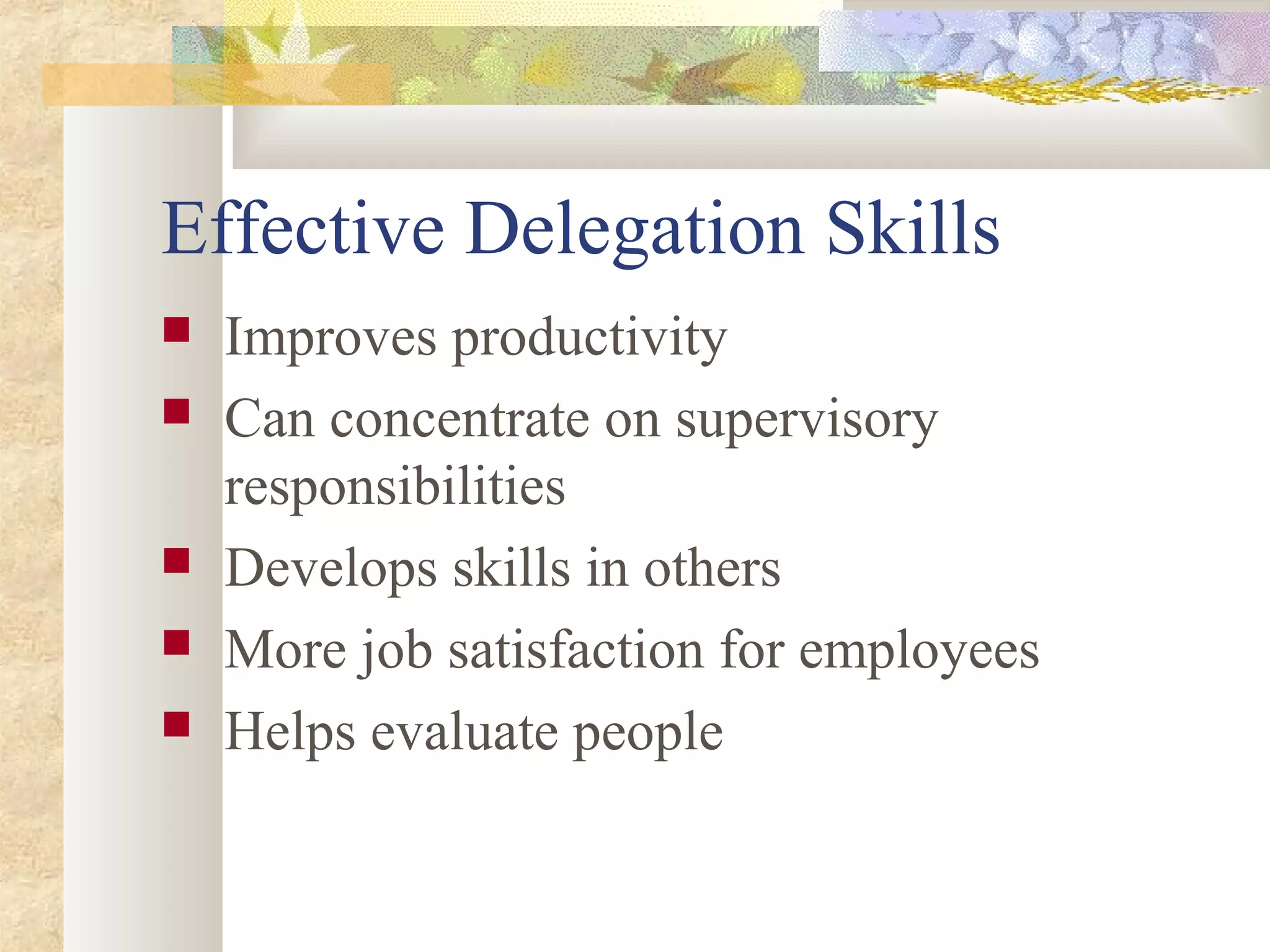 New Supervisor Skills for Success | PPT