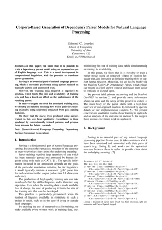 Understanding Natural Languange with Corpora-based Generation of Dependency Grammars | PDF
