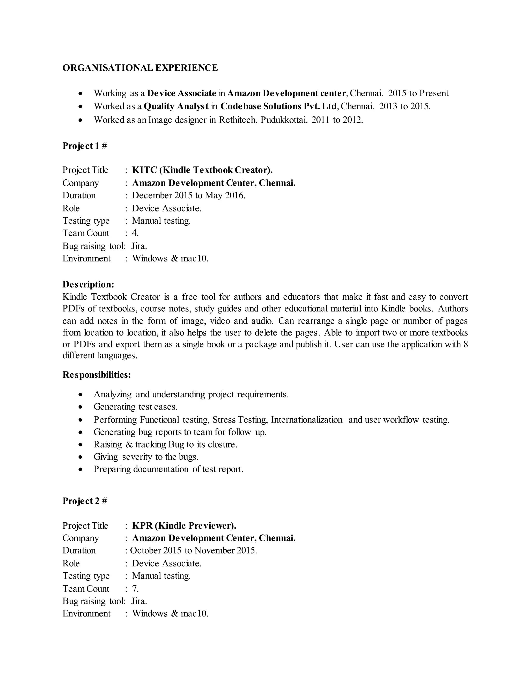 jenith xperience | DOCX