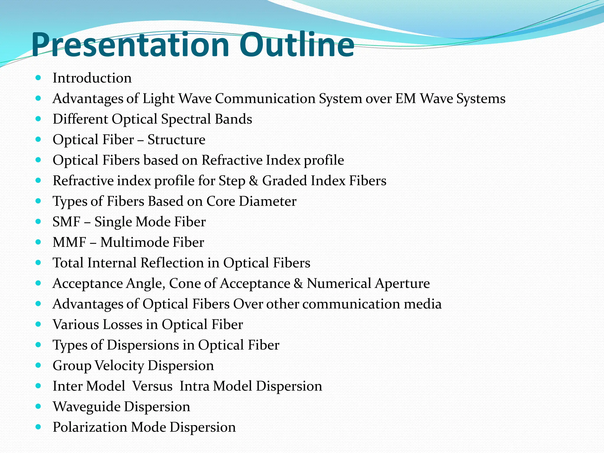 MOFC_Basics of OFC.pdf optical fibre ppt | PPT