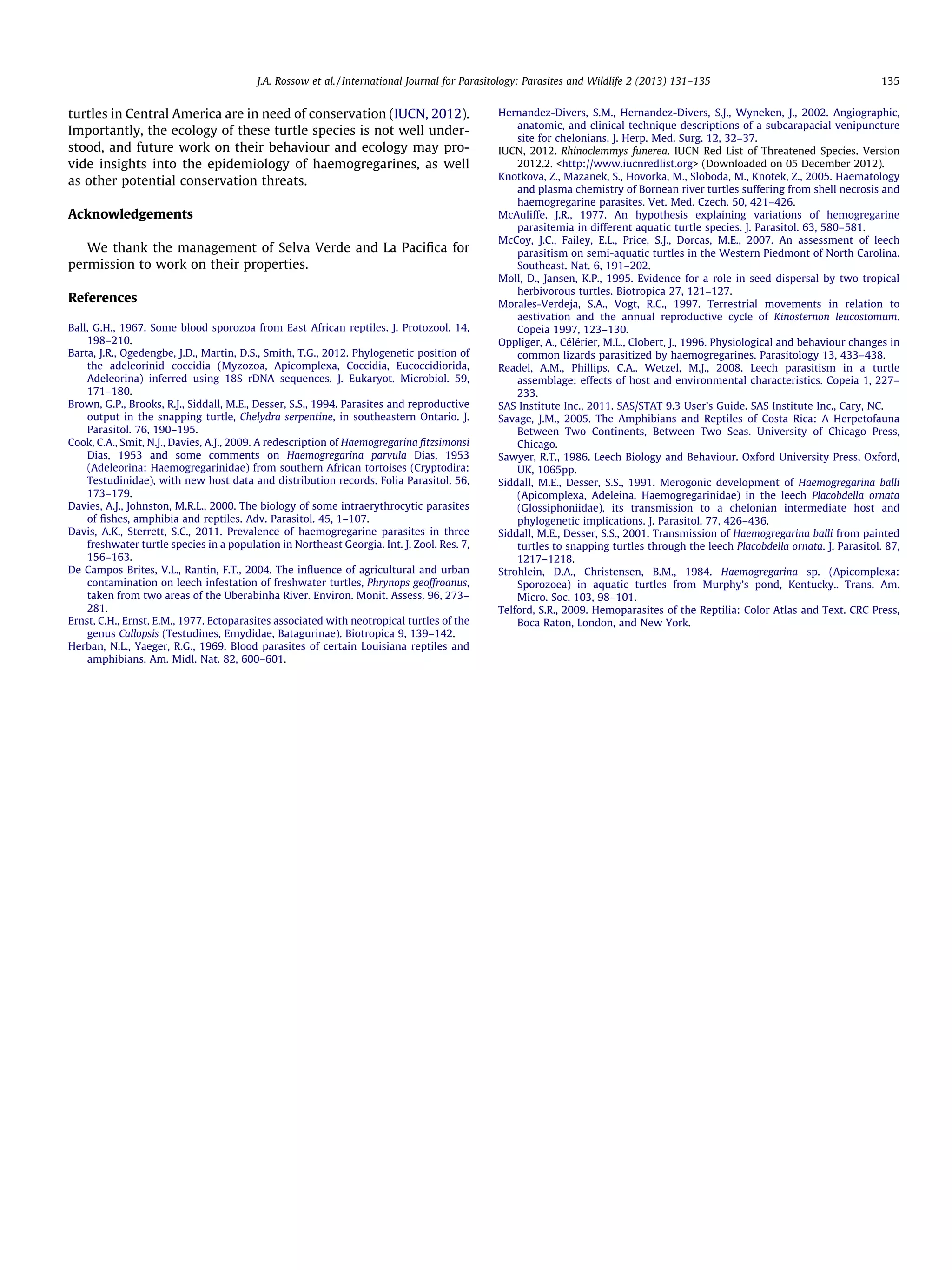 Haemogregarine in turtle | PDF