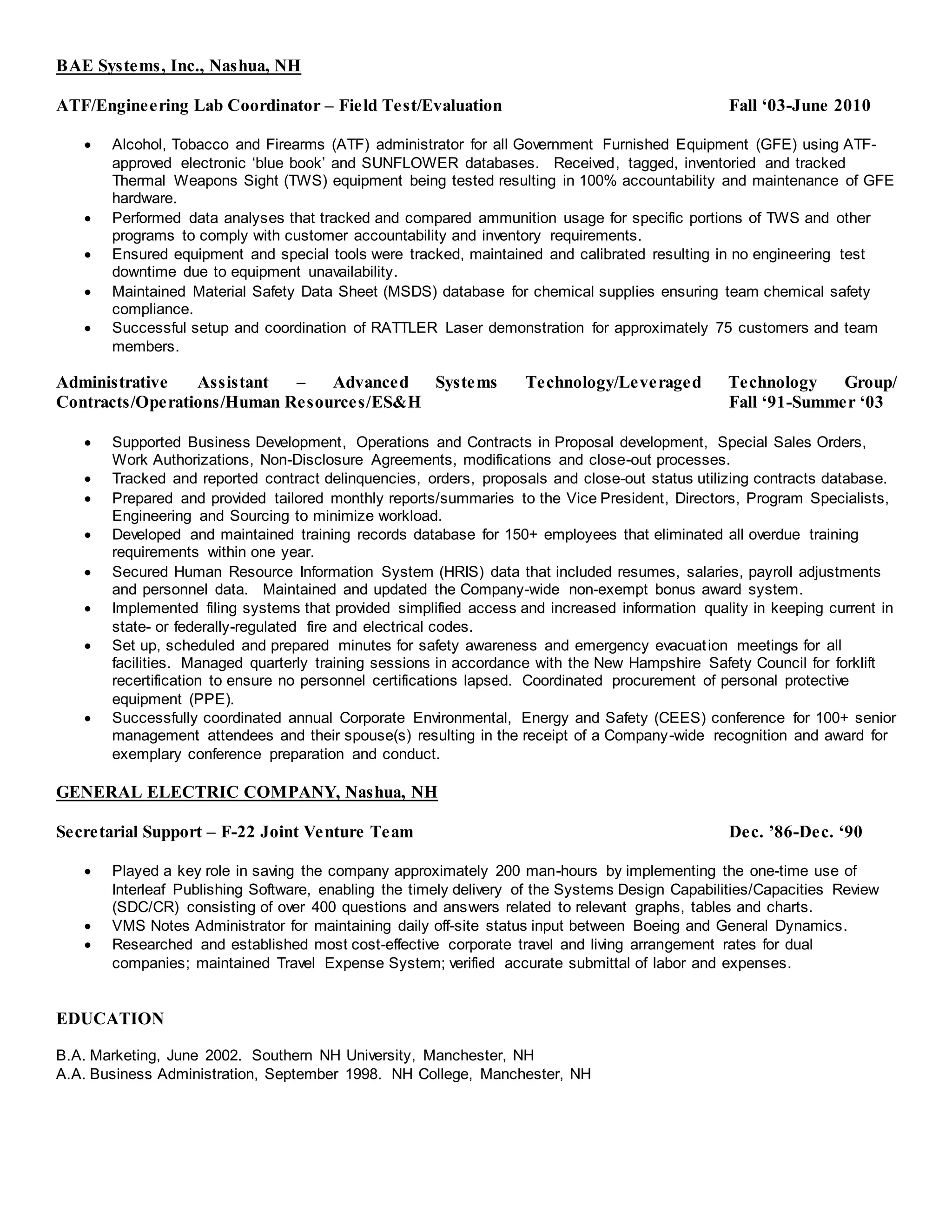 aMLKW ResumeX | DOCX