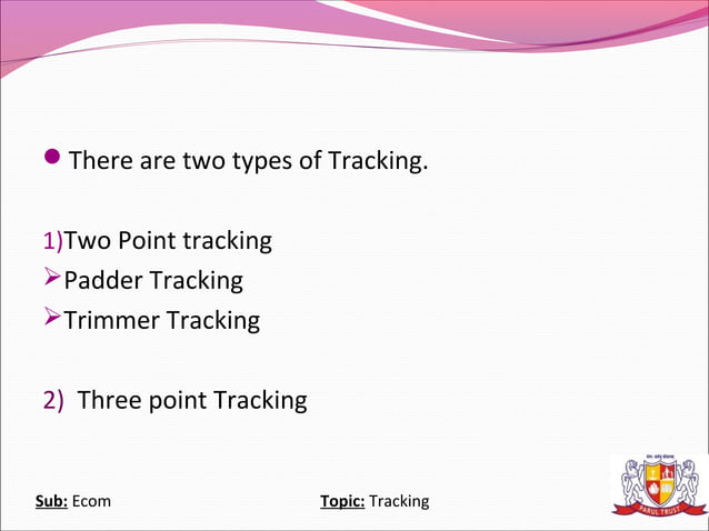 Tracking in receivers | PPT | Track and Field | Sports