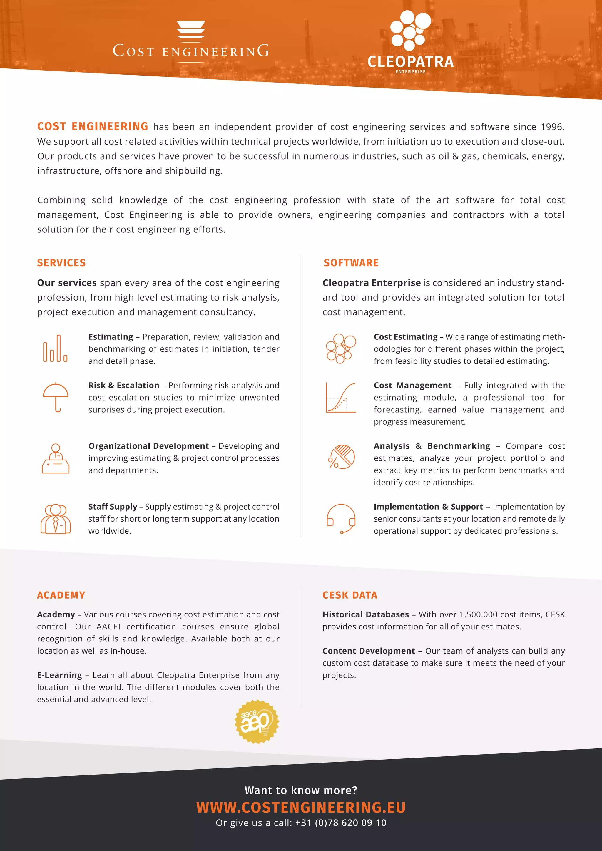 Cost Engineering general information | PDF