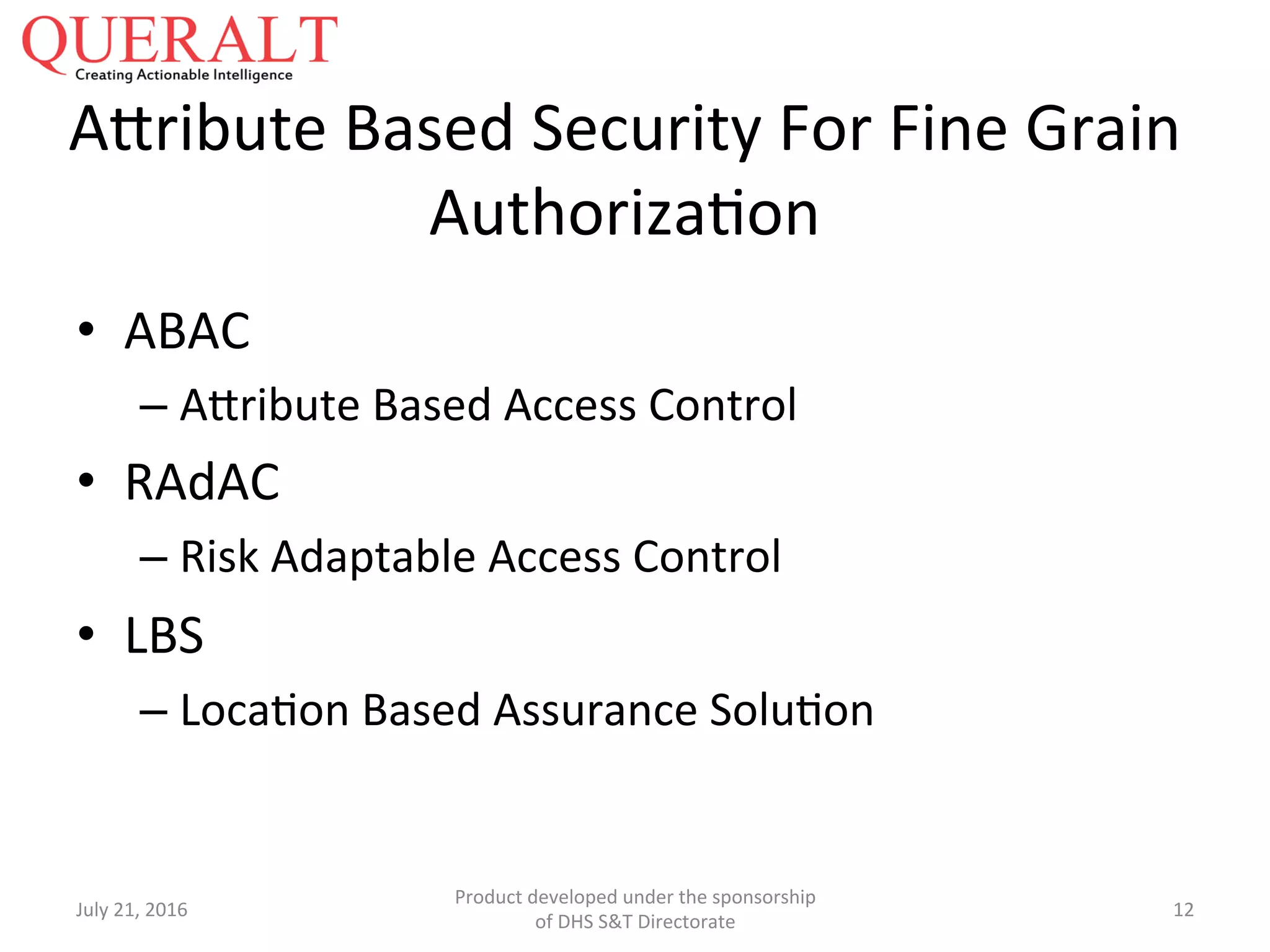 Security PACS LACS Interoperability Presentation | PDF