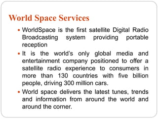 Application of Satellite Services | PPTX