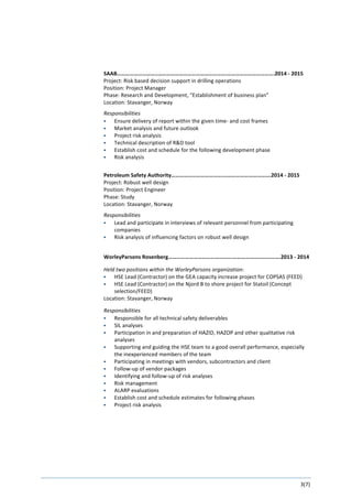 CV Ole Dolven | PDF
