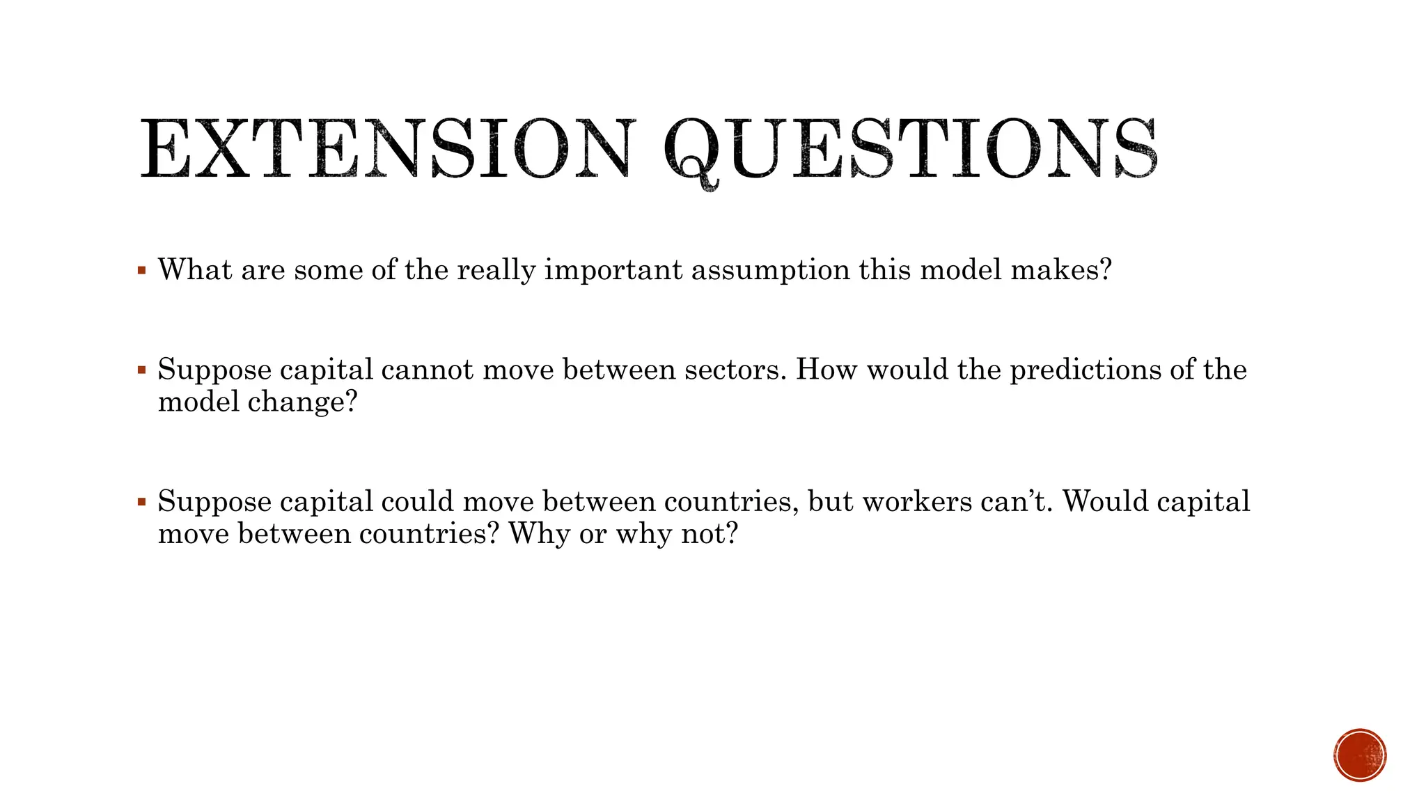 ECT03 Heckscher-Ohlin model powerpoint slides | PPTX