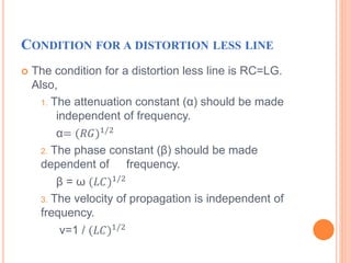 EC6503 TLWG - Waveform Distortion | PPTX