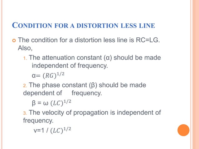 EC6503 TLWG - Waveform Distortion | PPTX | Digital Audio | Computer ...