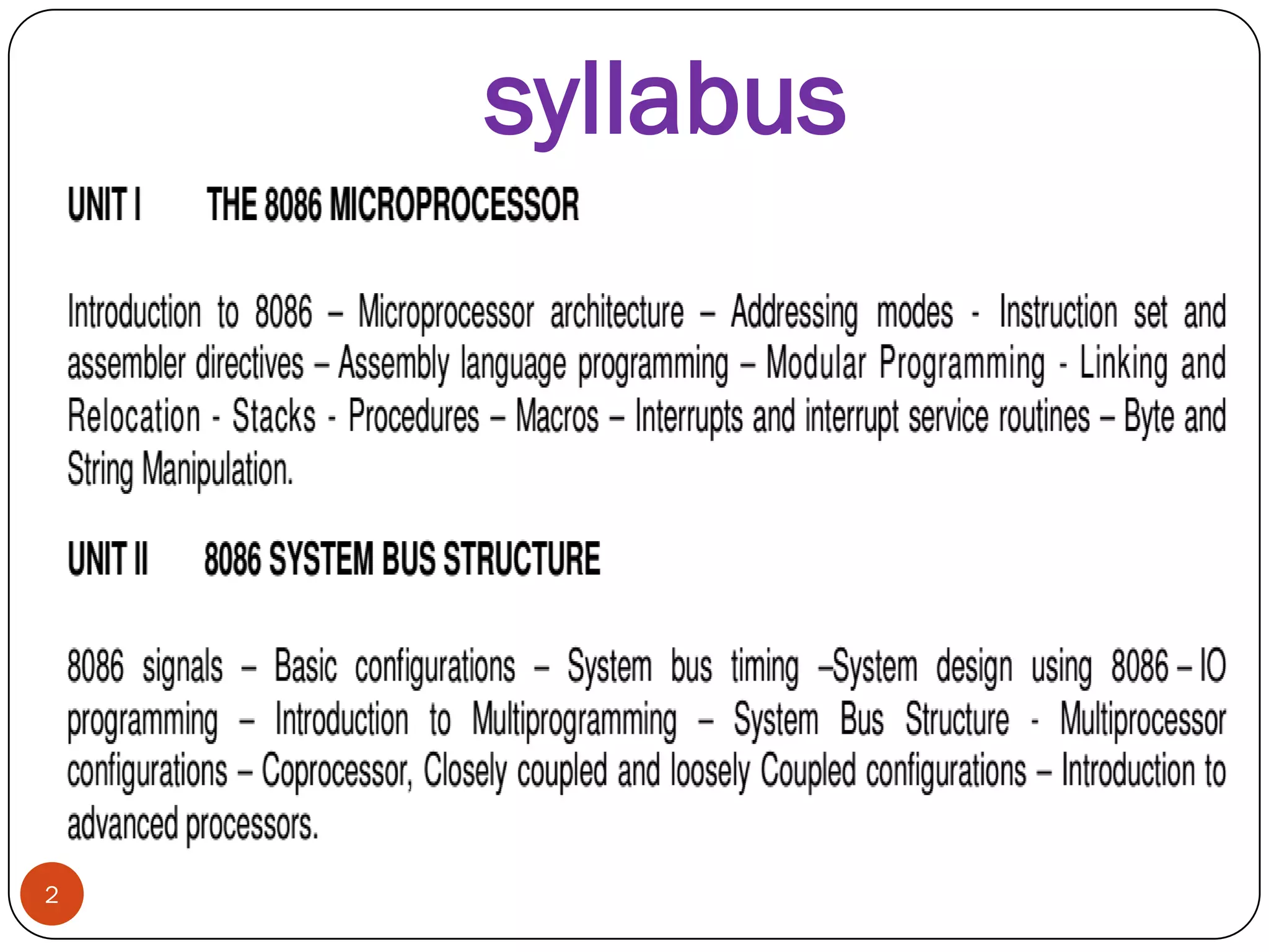 MICROPROCESSOR & MICROCONTROLLER 8086,8051 Notes | PPT MICROPROCESSOR & MICROCONTROLLER 8086,8051 Notes | PPT