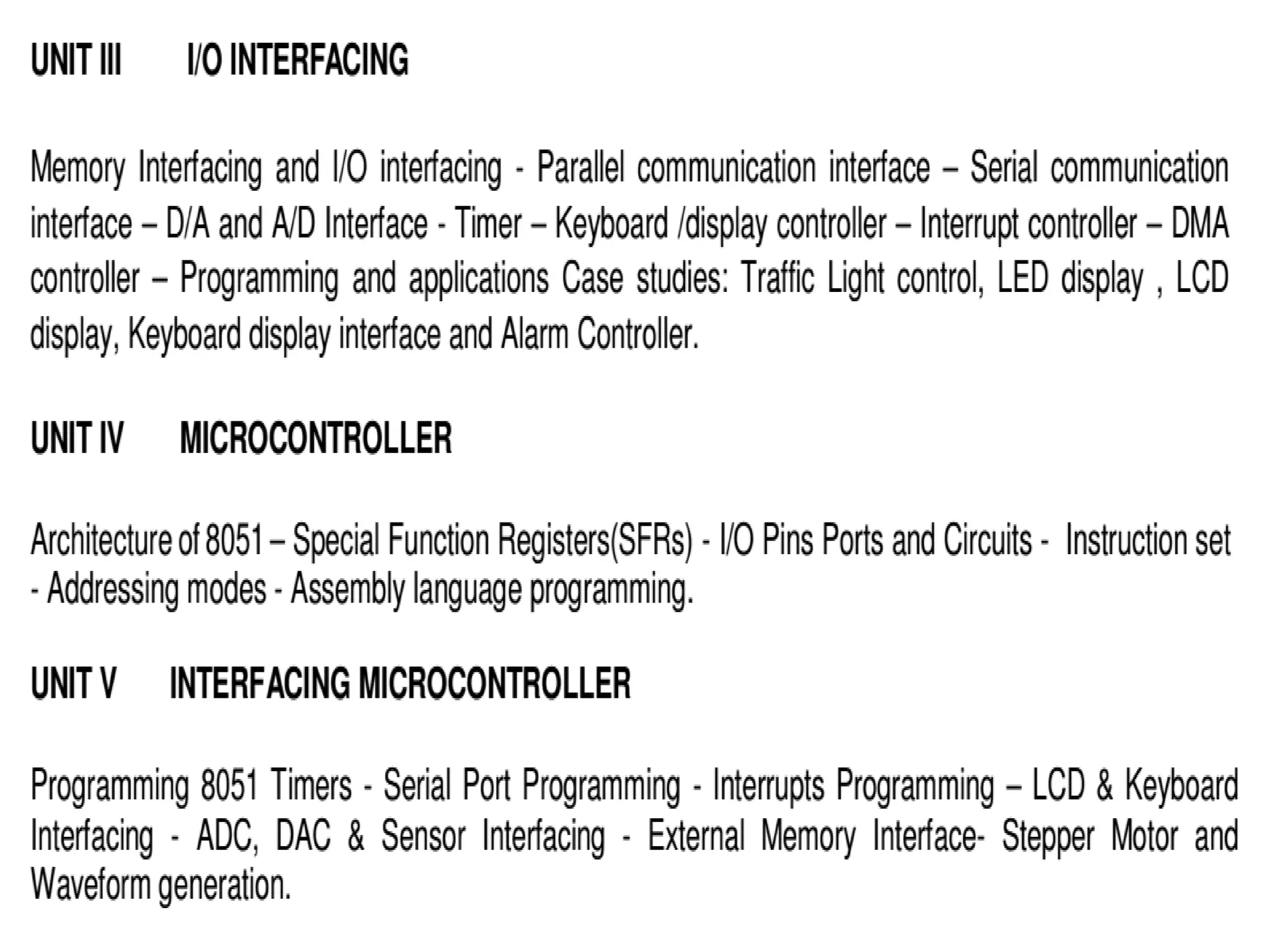 MICROPROCESSOR & MICROCONTROLLER 8086,8051 Notes | PPT MICROPROCESSOR & MICROCONTROLLER 8086,8051 Notes | PPT