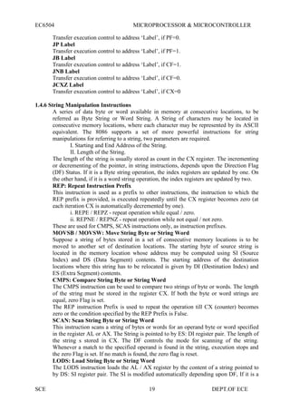 Ec6504 microprocessor and microcontroller | PDF