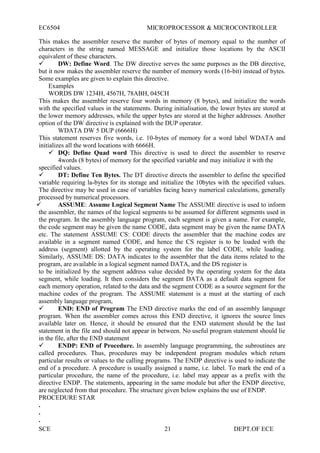 Ec6504 microprocessor and microcontroller | PDF