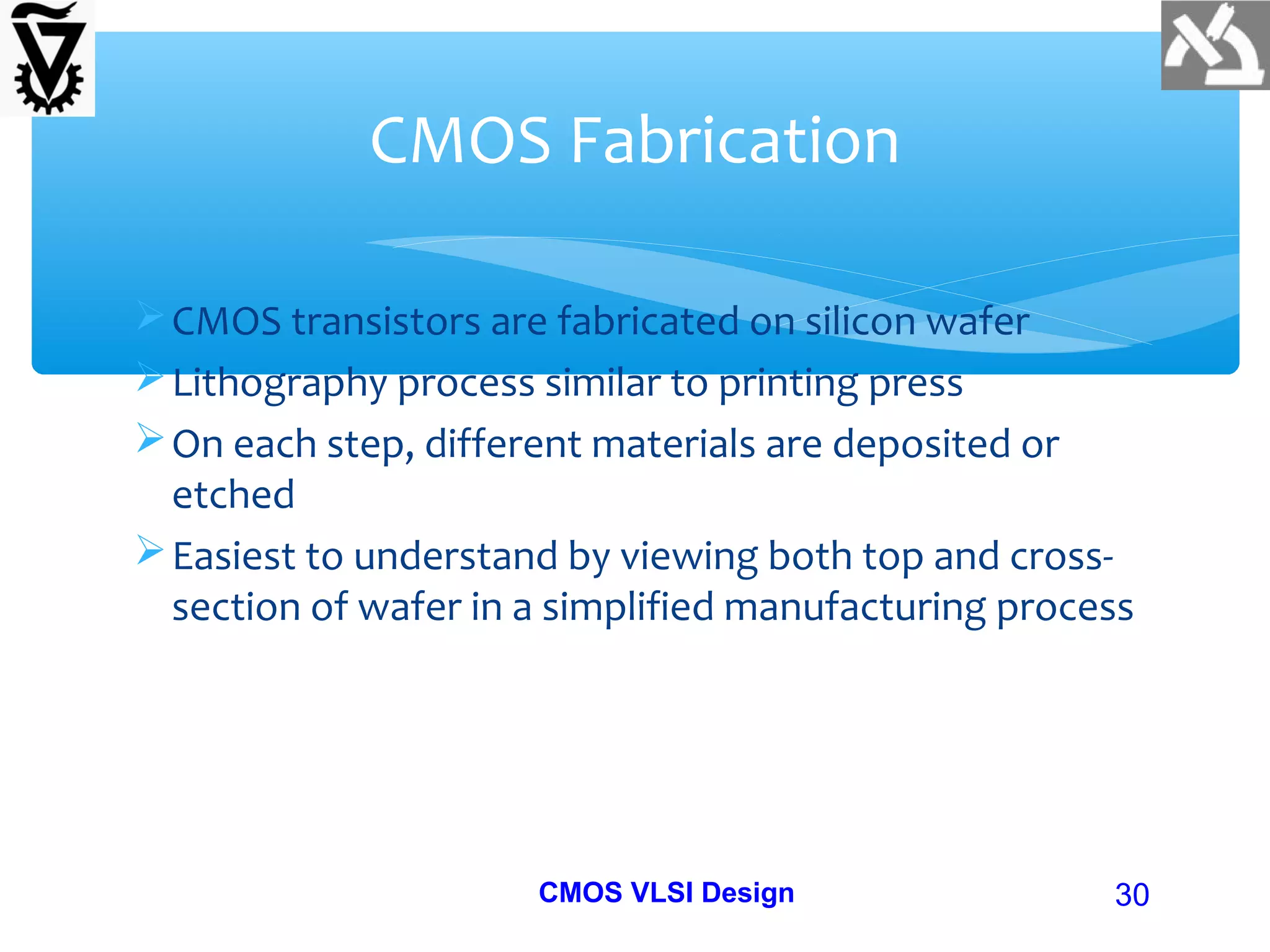 EC6601 VLSI Design CMOS Fabrication | PPT