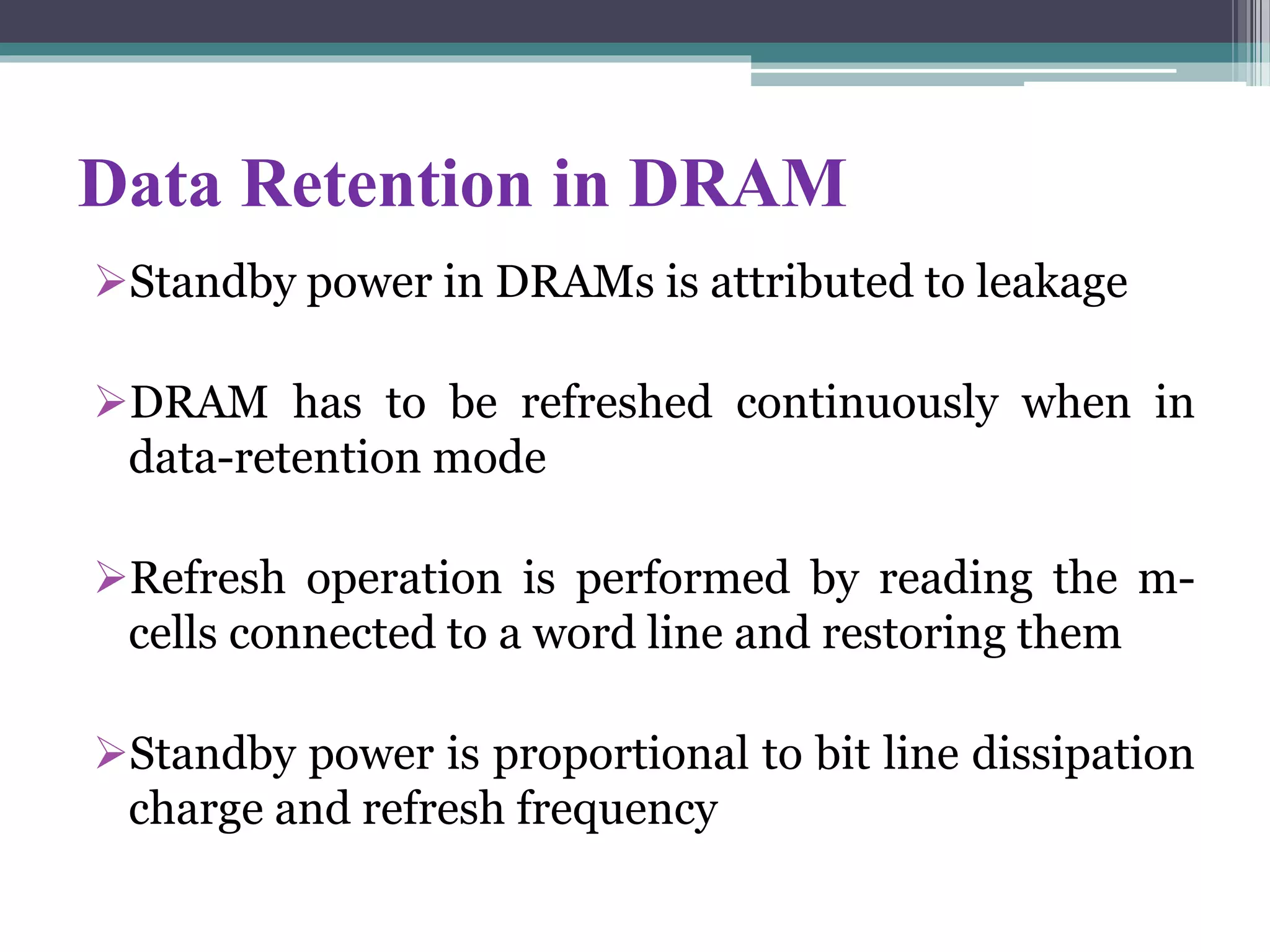 EC6601 VLSI Design Memory Circuits | PPTX