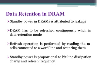EC6601 VLSI Design Memory Circuits | PPTX