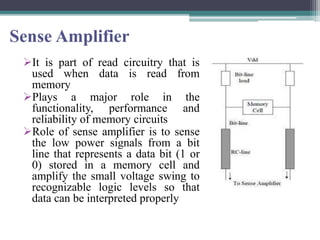 EC6601 VLSI Design Memory Circuits | PPTX