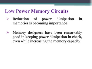 EC6601 VLSI Design Memory Circuits | PPTX