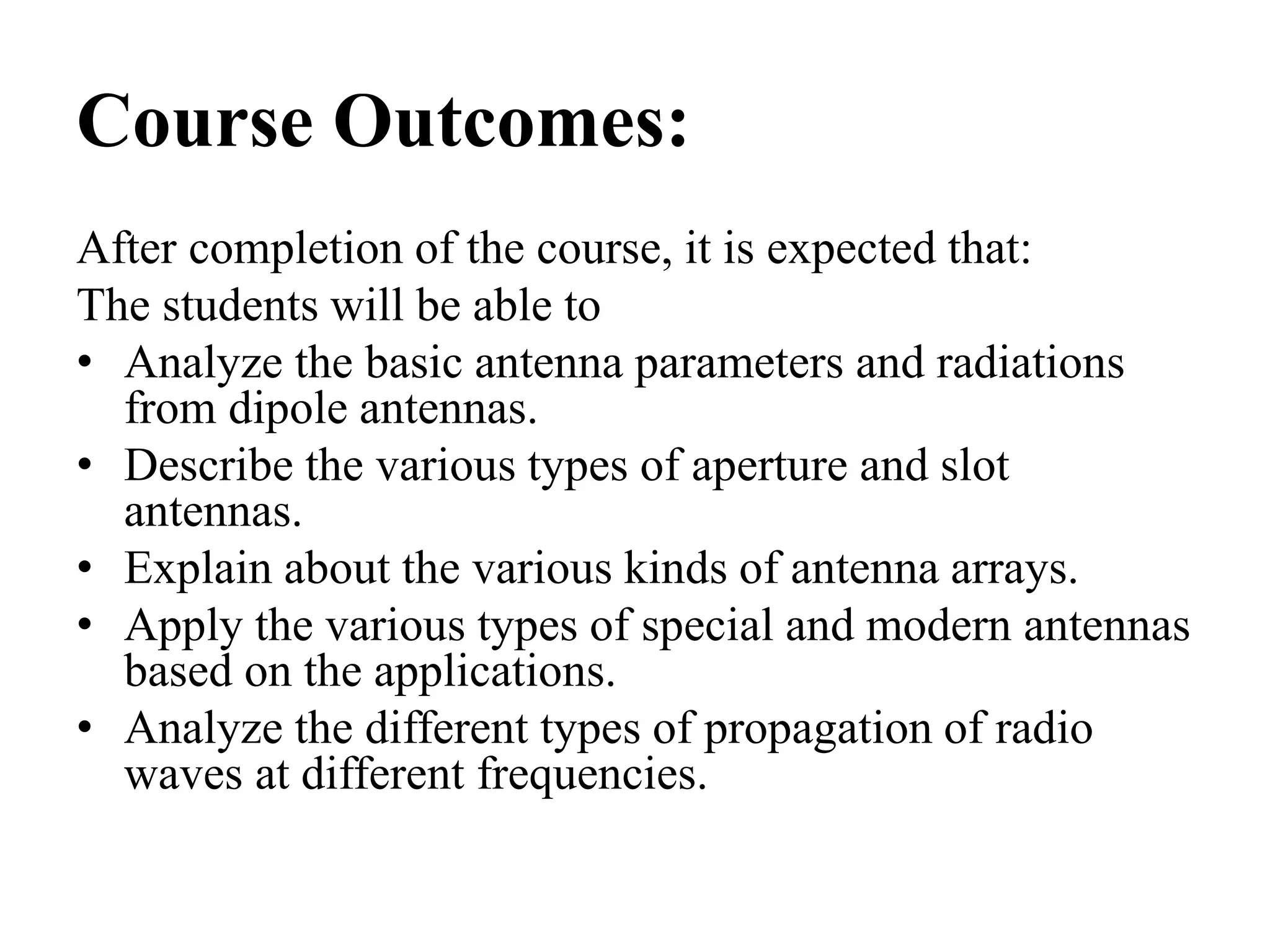 Ec6602 antenna and wave propagation presentation | PPTX