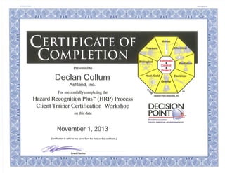 HRP certificate | PDF