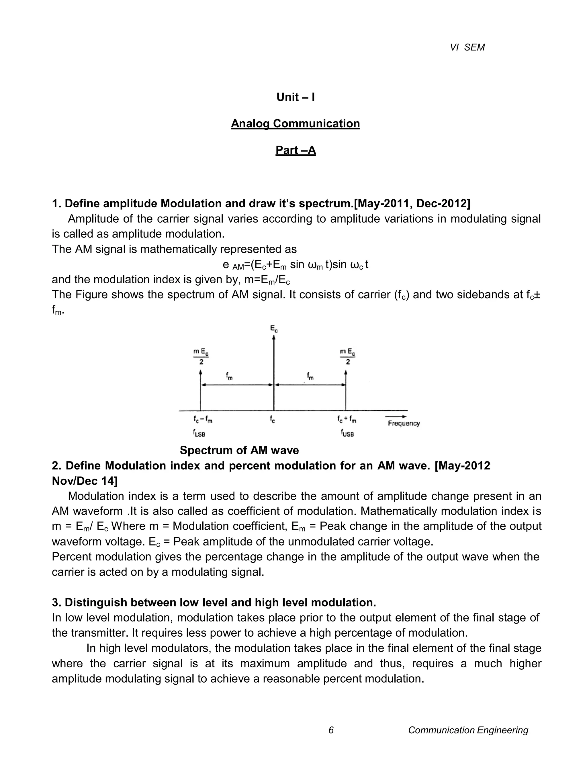 EC 6651 Communication Engineering | PDF | Digital Audio | Computer Software and Applications