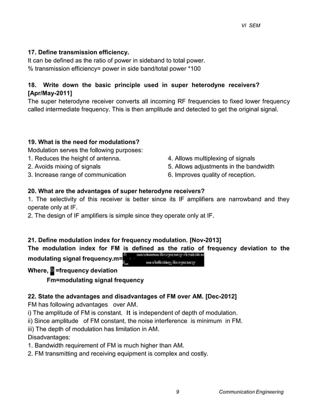 EC 6651 Communication Engineering | PDF | Digital Audio | Computer Software and Applications