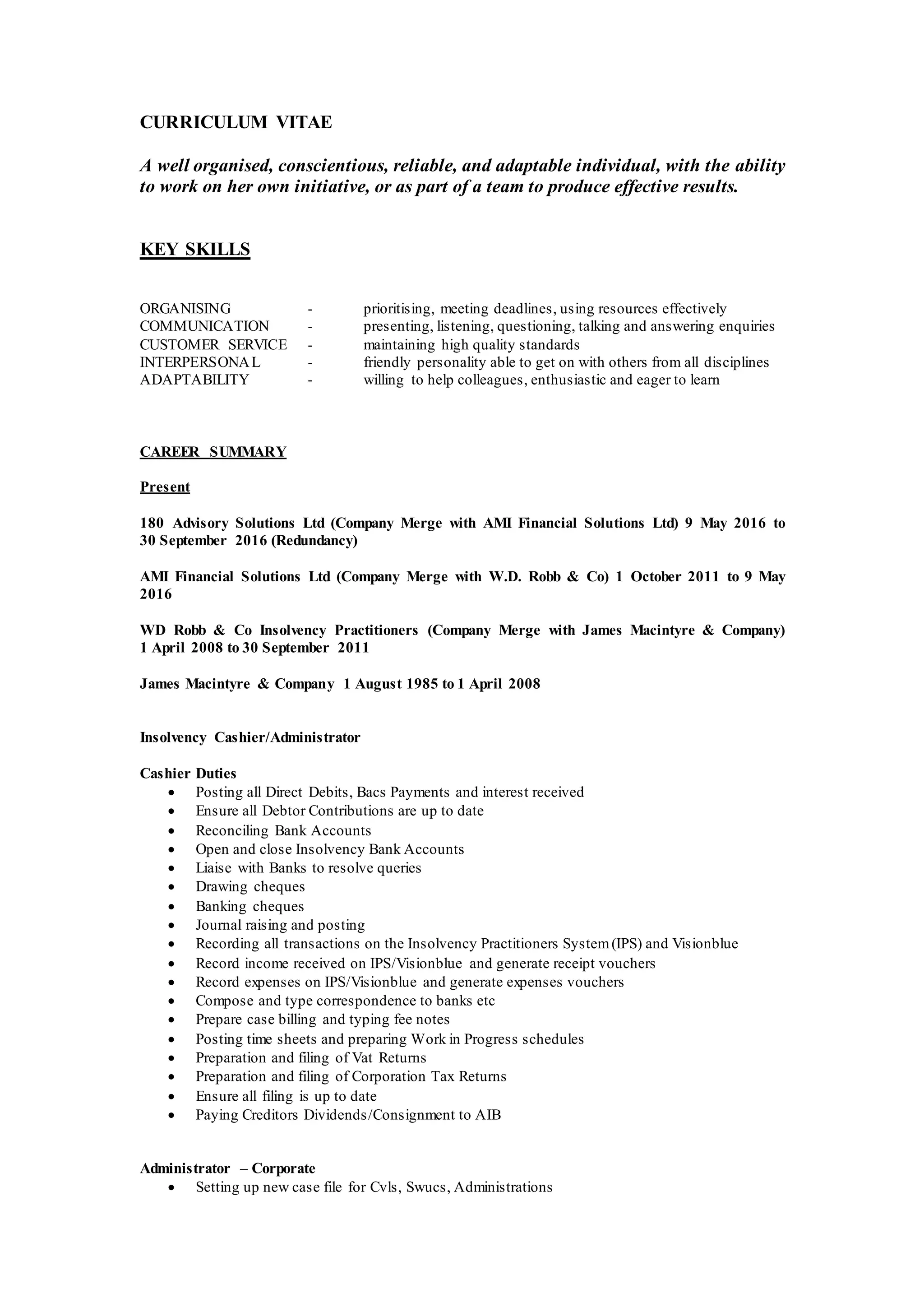 Annmarie - C.V. | DOCX