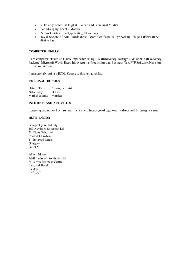 Annmarie - C.V. | DOCX