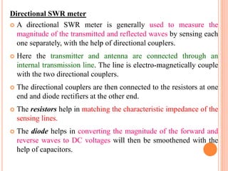 EC6701 RF&MW - VSWR Meter | PPTX