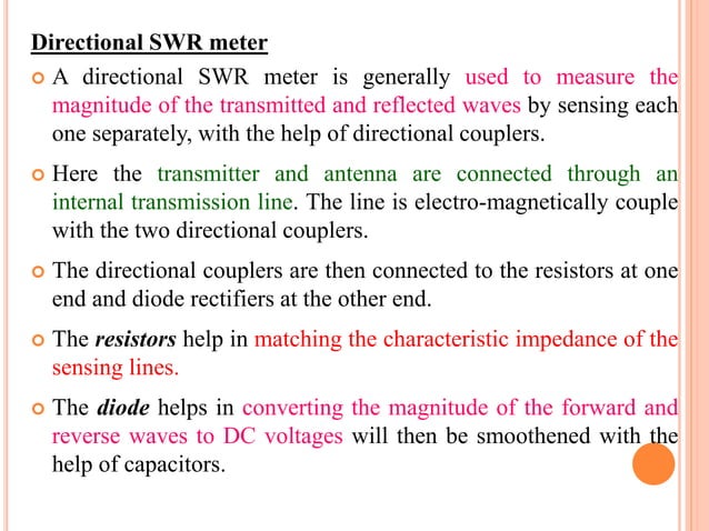 EC6701 RF&MW - VSWR Meter | PPTX