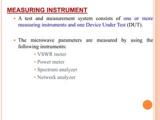 EC6701 RF&MW - VSWR Meter | PPTX