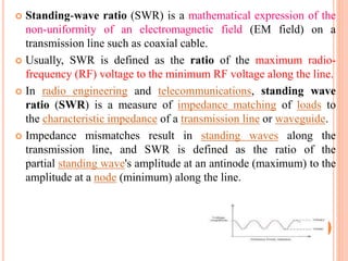 EC6701 RF&MW - VSWR Meter | PPTX