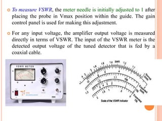 EC6701 RF&MW - VSWR Meter | PPTX