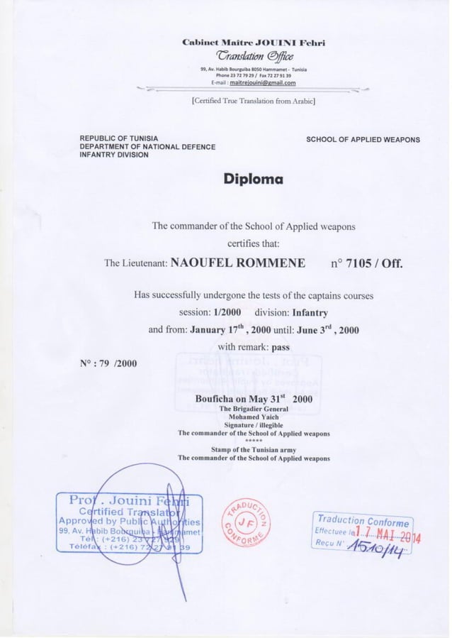 Captain courses certificate - Eng | PDF