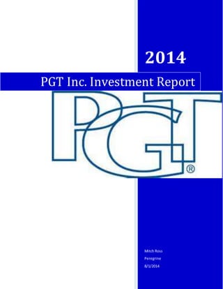 PGTI investment report | DOCX