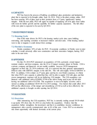 PGTI investment report | DOCX