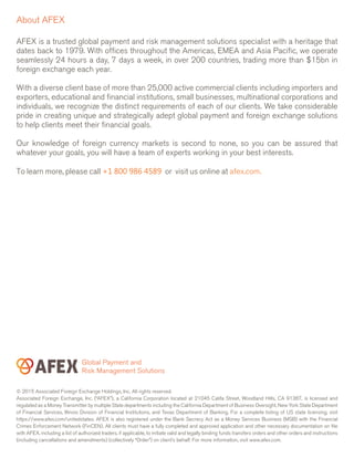 Article - Currency Risk Management for American Manufacturers | PDF