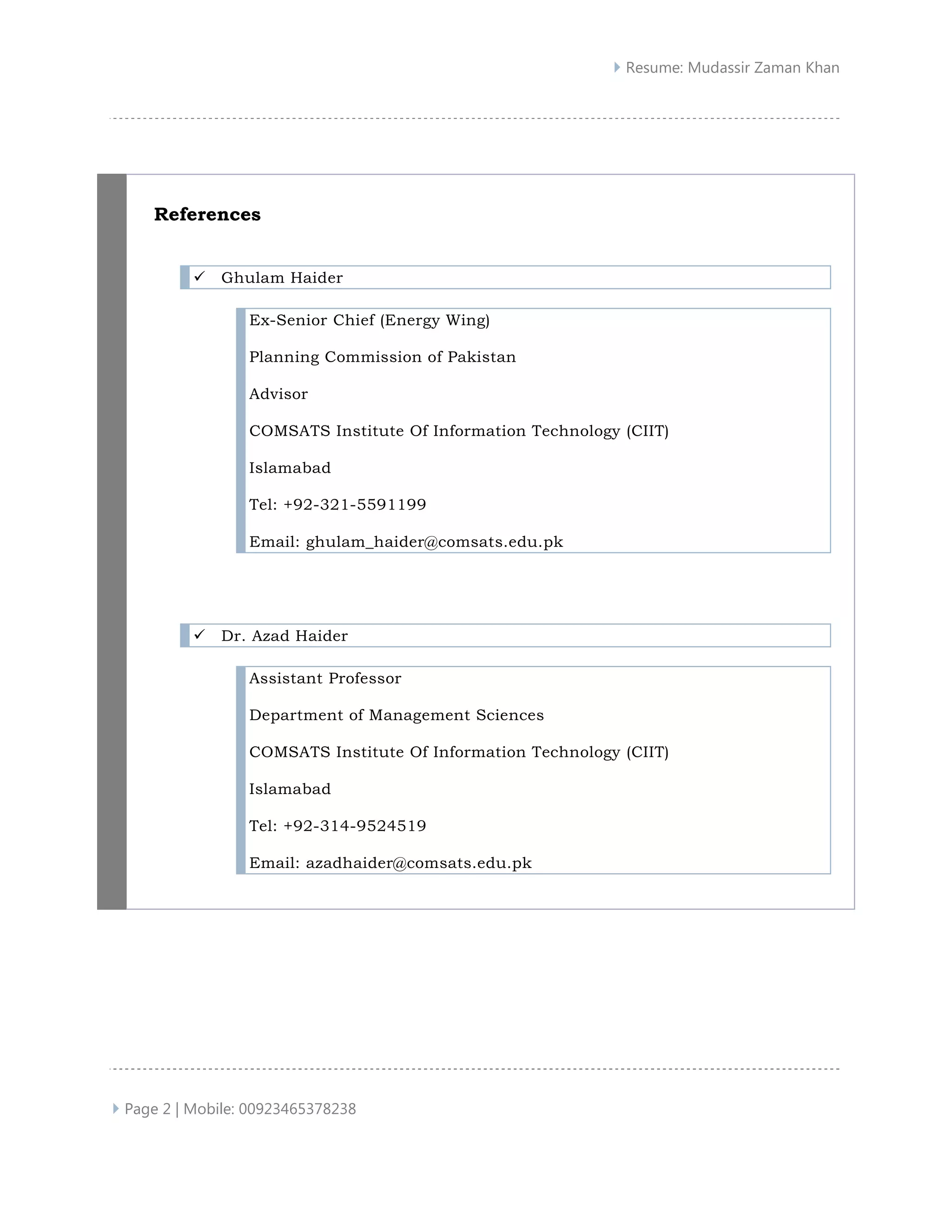 Mudassir Zaman | PDF