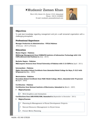 Mudassir Zaman | PDF